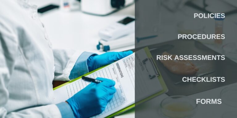 Food Safety Management Systems Document Templates ASC Food Safety Solutions